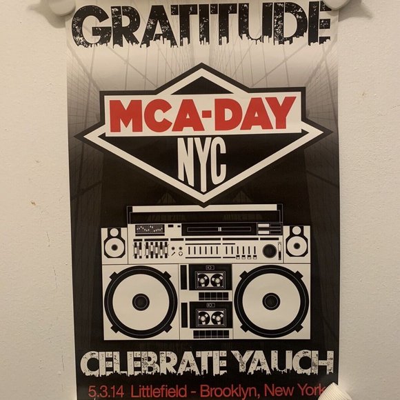 Art | Rare Beastie Boys Mca Day 214 Poster 11x14 Brooklyn Nyc Adam ...
